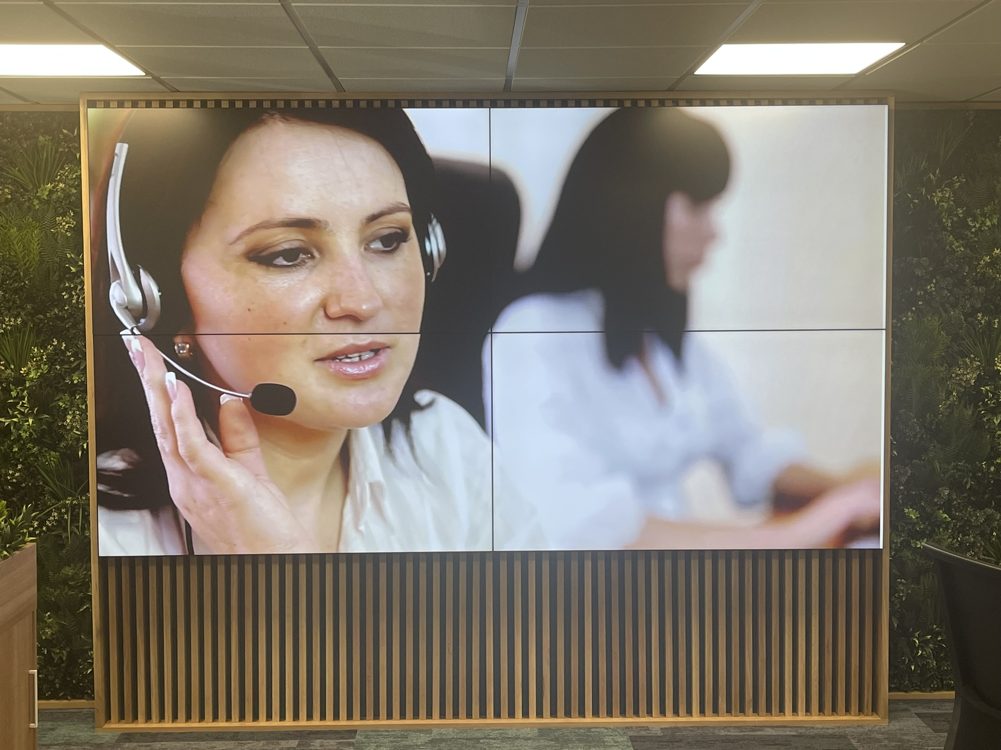 TenAV | Husk UK: 2 x 2 Video Wall Installation